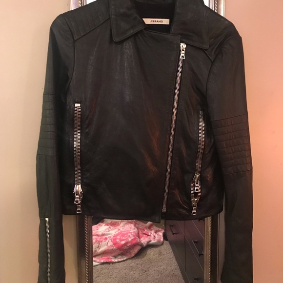 J Brand | Jackets & Coats | New J Brand Leather Jacket | Poshmark